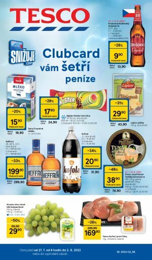 Tesco Supermarkety | Clubcard, Letáky & Recepty | Tesco